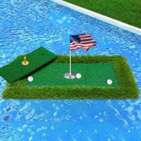 China Transform Your Pool into a Golf Course with Woowave EVA Floating Green Mat Game Set for sale