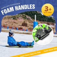 China Snow Sled with Handle and Custom Color Easy to Carry HDPE Bottom 36inch PE Foam Core for sale