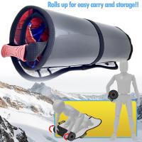 China Custom 45 inch Winter Foam Sled Soft Plastic Sledding Board for Snowy Excitement for sale