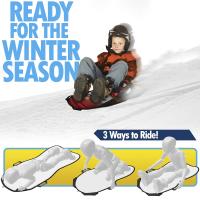 China Custom 45 inch Winter Foam Sled Soft Plastic Sledding Board for Snowy Excitement for sale
