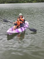 China 1 Person Sit on Top Kayak 2.7m Length LLDPE/HDPE Material Ideal for Fishing for sale