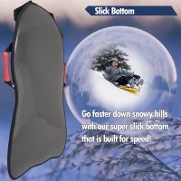 China Custom 45 inch Winter Foam Sled Soft Plastic Sledding Board for Snowy Excitement for sale