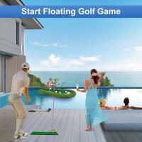 China Pool Water Sport Training Golf Mat with Floating Design and Silk Screen Printing for sale