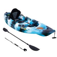 China WOOWAVE Camouflage Single Person Plastic Kayak for Rowing and Touring Length m 2.1 3m for sale