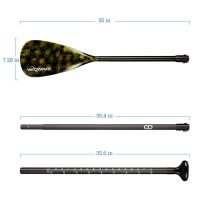 China Lightweight and Durable 0.98kgs/2.16lbs Fishing Paddle Board for Stand Up Paddle for sale