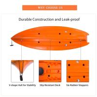 China Upgrade Your Fishing Experience with Woowave 2.2m Professional Chinese Kayak Canoe for sale