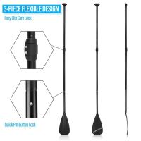 China Woowave Carbon Fiberglass Stand Up Sup Paddle with 13.625kgs/30lbs Carton Weight for sale