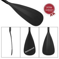 China Woowave Carbon Fiberglass Stand Up Sup Paddle with 13.625kgs/30lbs Carton Weight for sale