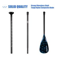 China 175-222cm Adjustable Length Paddle for WOOWAVE Stand Up Paddle Board Fishing Rowing Boats for sale