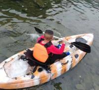 China 155*24*33cm Package Size Kids Kayak Paddle for Canoe Rowing on Lakes Rivers Occasion for sale