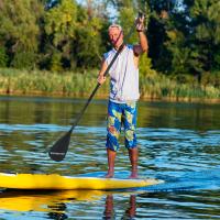 China 3-piece Woowave Aluminum Inflatable Sup Paddle with Lightweight and Adjustable Design for sale