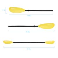 China Woowave Customize 3-piece Adjustable Aluminum Inflatable Sup Paddle for Kayak Paddles for sale