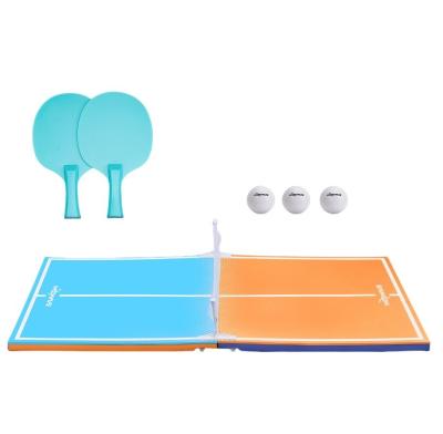 China Outdoor Entertainment Floating Tennis Table Set with Ball Racket Net Weight kg 3 for sale