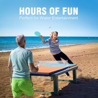 China Enjoy Fun in the Sun with Water Floating Table Tennis Table Size 56*28*1.37inch Green for sale