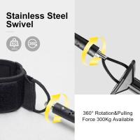 China 1.3-1.4m Length Surf Leash Unisex Applicable People OEM Surfboard Leash for sale