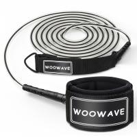 China 0.16-0.4kg SUP and Kayak Paddle Board Surf Leash with Single Layer Padded Wrist Strap for sale