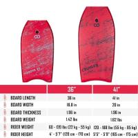 China Short and Lightweight EPS XPE HDPE Surfboard Ideal for 60-120lbs Rider Weight for sale