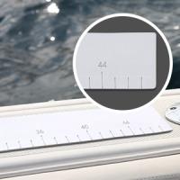 China Handline Fishing WOOWAVE EVA Fish Ruler Foam Rolling Adhesive Fish Measuring for Ocean for sale