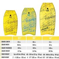 China Soft Surfboard for Water Entertainment Rider Height 2'-4' 60cm-120cm Yellow Adventure for sale