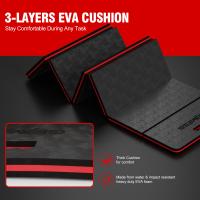 China WOOWAVE EVA Garden Knee Pad BLACK Eva Foam Mechanics Mat for Outdoor Maintenance for sale