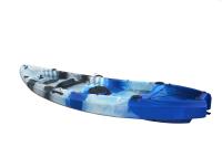 China Woowave 2 person Fishing Kayak HDPE Sit on top Kayak Canoe 370*87*33cm Package Size for sale