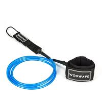 China SUP Surfboard Leash Surf Straight leash Red for 6'7'8'9'10'11'12' boards by Woowave OEM for sale