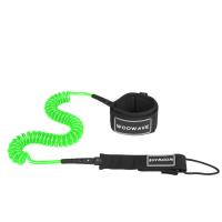 China 10' Coiled SUP Leash TPU Custom Paddleboard Leash OEM Surf Leash for Stand up Paddle Board for sale