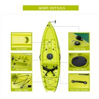China Woowave 2.2m Children Kid Sea Kayak Canoe with Accessories 14kgs/31lbs Paddlers Max 1 for sale