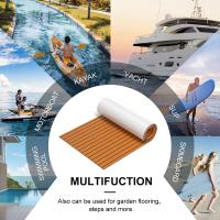 China Soundproof EVA Foam Faux Teak Sea Decking for Non-Slip Boat Flooring Mat Marine Carpet for sale