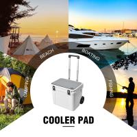 China Customize EVA Foam Mat Cooler Pads for Cooler Box Grey Wood Color Hiking Accessories for sale