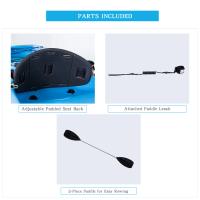 China 220*66*25cm 1 Person Kayak Family Fishing Plastic Kayak with Kayak Seat NO Inflatable for sale