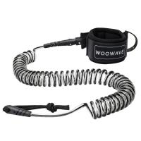 China Coiled Wrist Leg Rope Leash for Inflatable SUP Paddle Board Kayak Single Layer Padded for sale