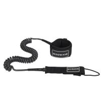 China TPU Surfing Leg Rope Stainless Steel Double Swivels 0.16-0.4kg Surf Board Leash Cord for sale