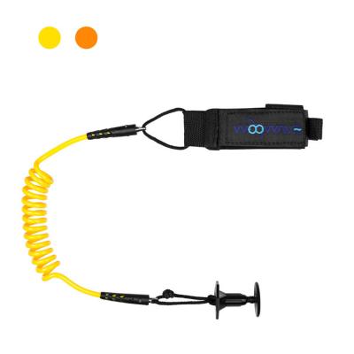 China OEM Surf Leash Leg Rope with Polyurethane Coil For Surfboards and SUP Boards for sale