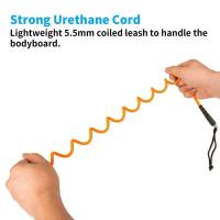 China OEM Surf Leash Leg Rope with Polyurethane Coil For Surfboards and SUP Boards for sale