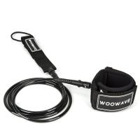 China 6'-12' Surfboard Leash with Single Layer Padded Wrist Strap and Custom Color Size for sale