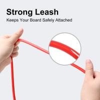 China Straight TPU Surfboard Leash with Polyurethane Coil 5.5mm/7mm/8mm Diameter for sale