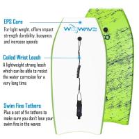 China Kids' EVA Surf Bodyboard with Leash Rider Height 4'-5'7'' 120cm-170cm Custom Design for sale