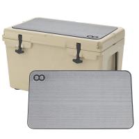 China Waterproof Rubber Cooler Pad for RTIC 45 Brush Grooved Surface Marine Flooring Decking for sale