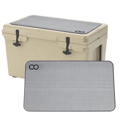 China Waterproof Rubber Cooler Pad for RTIC 45 Brush Grooved Surface Marine Flooring Decking for sale