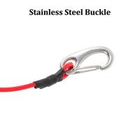 China Rubber Logo Woowave Multi color Fishing Kayak Paddle Leash with Coiled Rope 61.42inch for sale
