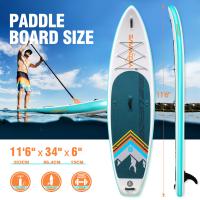 China Lakes Rivers Occasion Woowave Inflatable Paddle SUP Board with Sup Leash Accessories for sale
