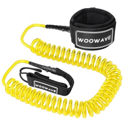 China Stainless Steel Double Swivels Durable Body Board Leashes for 6'7'8'9'10'11' Boards for sale