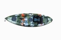 China 2.7M Adult Canoe Kayak Sit On Top Plastic Fishing Sea Kayak 20kgs/44lbs NO Inflatable for sale