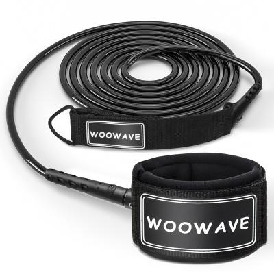 China Stainless Steel Double Swivels 6'7'8'9'10'11' Custom Leg Rope TPU Surfboard Surf Leash for sale