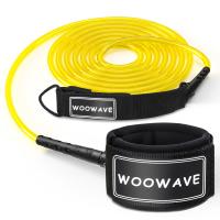 China Single Layer Padded Wrist Strap Surfboard Leash for Wind Surfing and Kite Surfing for sale