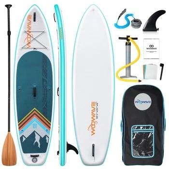 China 10'2'' Woowave End Body Board for Lakes Rivers Surf Leash and Pump Accessories Included for sale