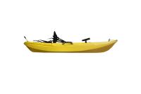 China Yellow WOOWAVE 2.7M Plastic Racing Kayak Sit on Top for Adult Family Canoe/Kayak for sale