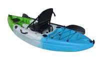 China 20kgs/44lbs LLDPE Kayak Plastic Kayak 270*78*40cm 1 Person Boat with Seat and Paddle for sale
