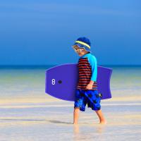 China Lightweight Customized Bodyboard for Surfing 33 Inch Length Up to 65lbs Rider Weight for sale